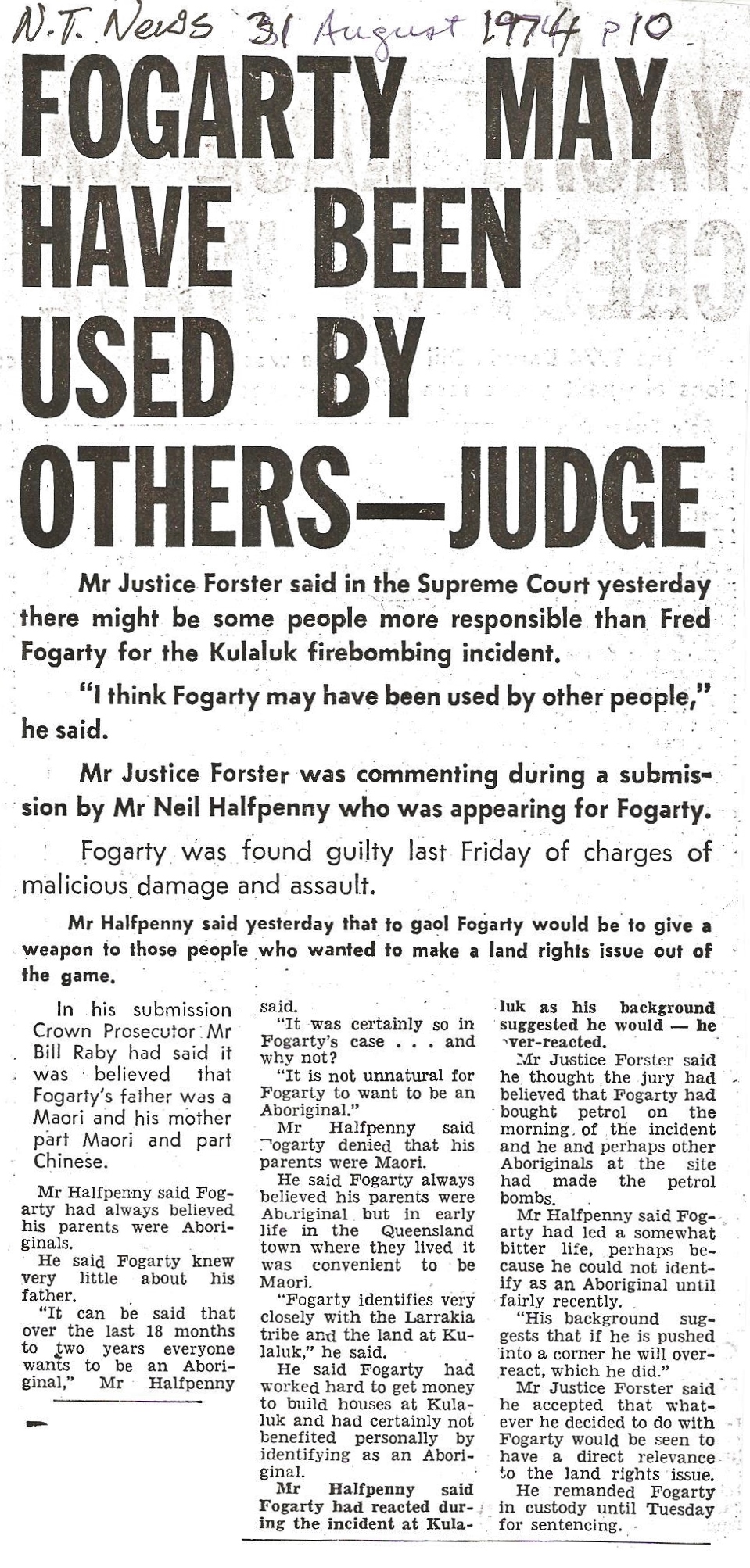 Dr Bill Day Anthropologist